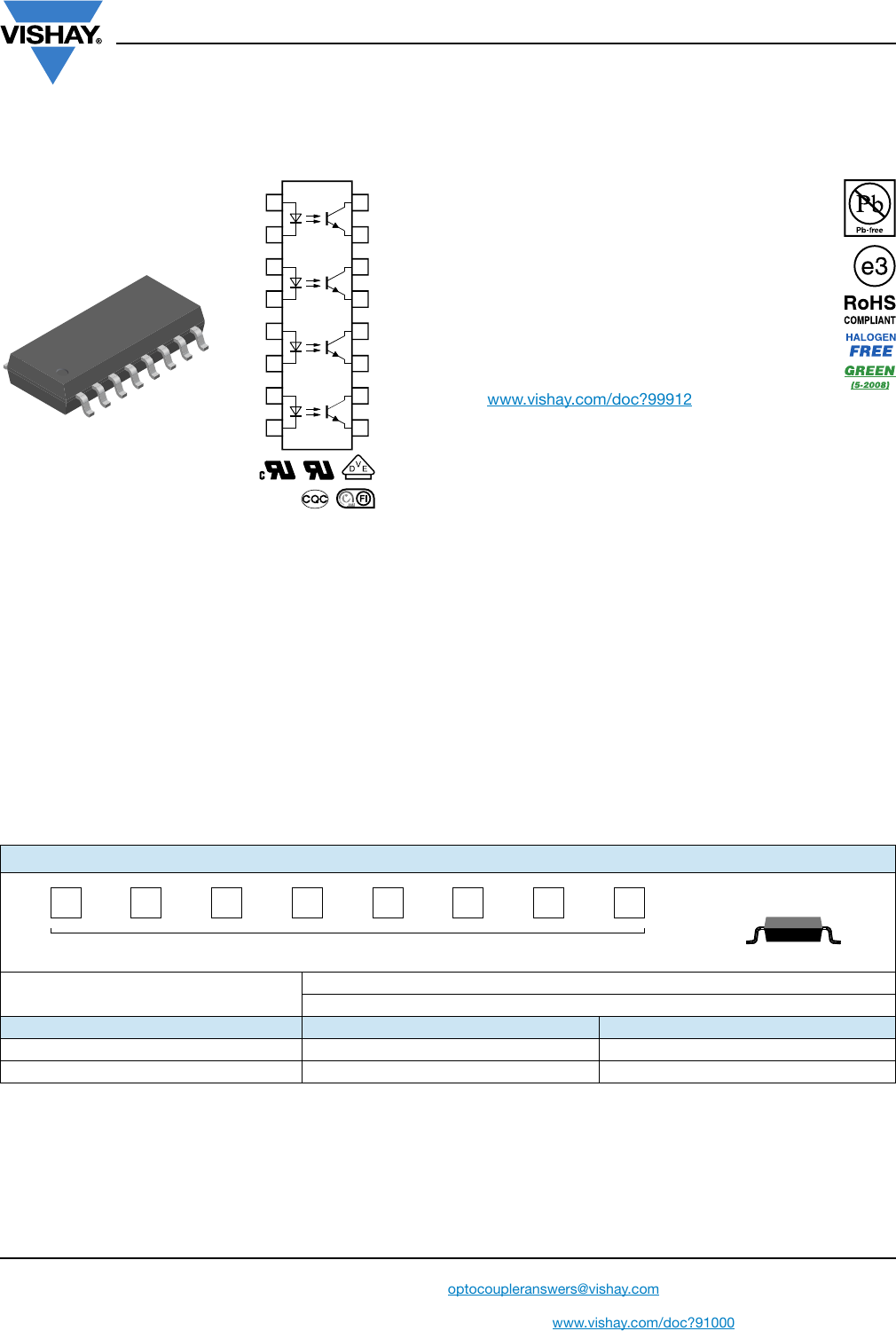 TCMT410 Series Datasheet by Vishay Semiconductor Opto Division | Digi-Key Electronics